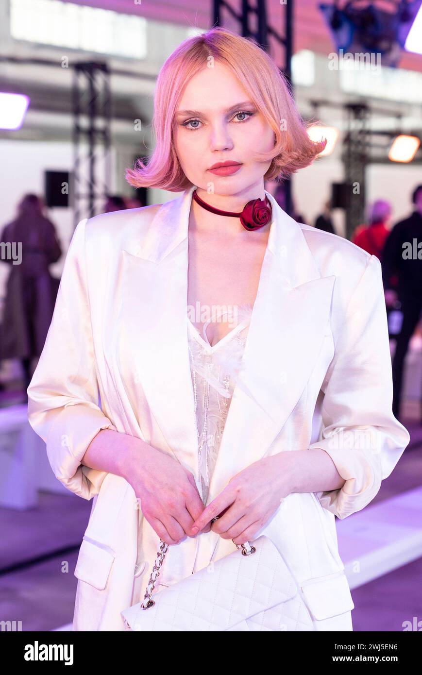 Elena Matei attends Pamella Roland runway show during Fall 2024 New ...