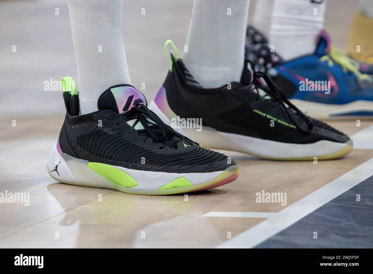 Basketball player wears Jordan Luka 1 basketball shoes by NIKE Stock ...