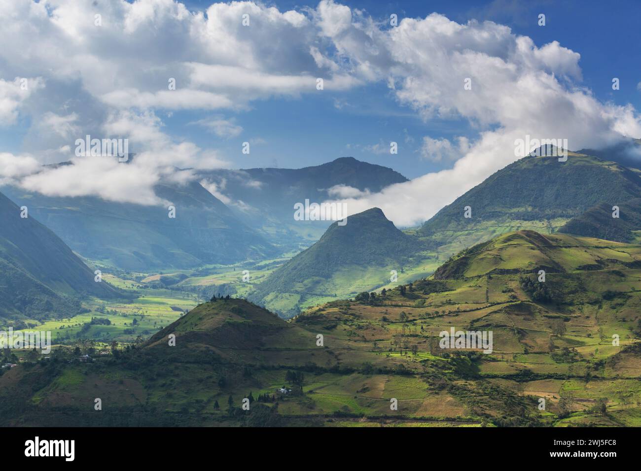 Rural landscapes in Ecuador Stock Photo - Alamy