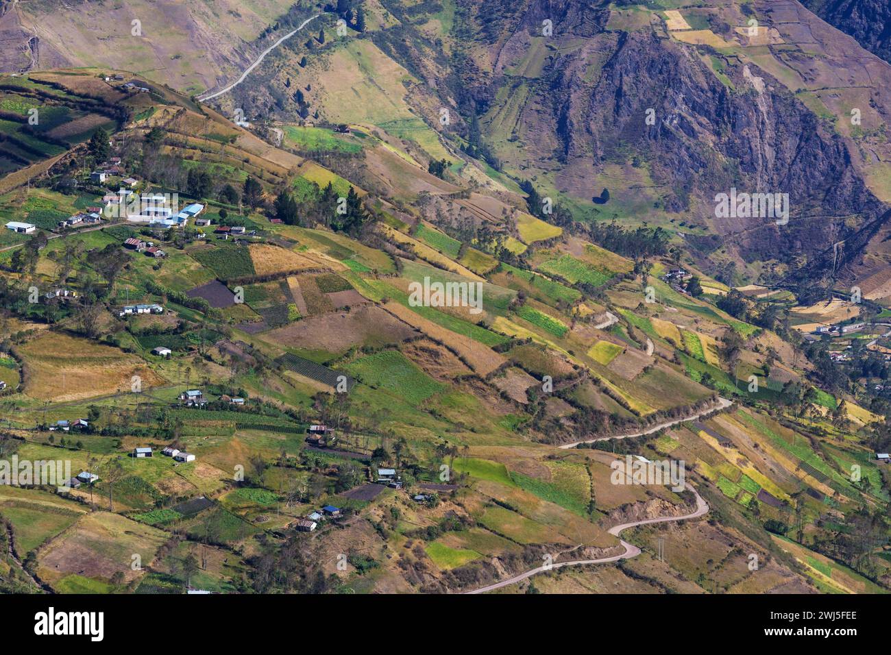 Rural landscapes in Ecuador Stock Photo - Alamy
