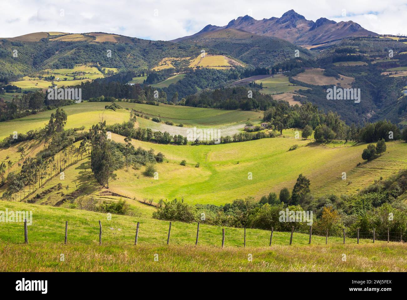 Rural landscapes in Ecuador Stock Photo - Alamy