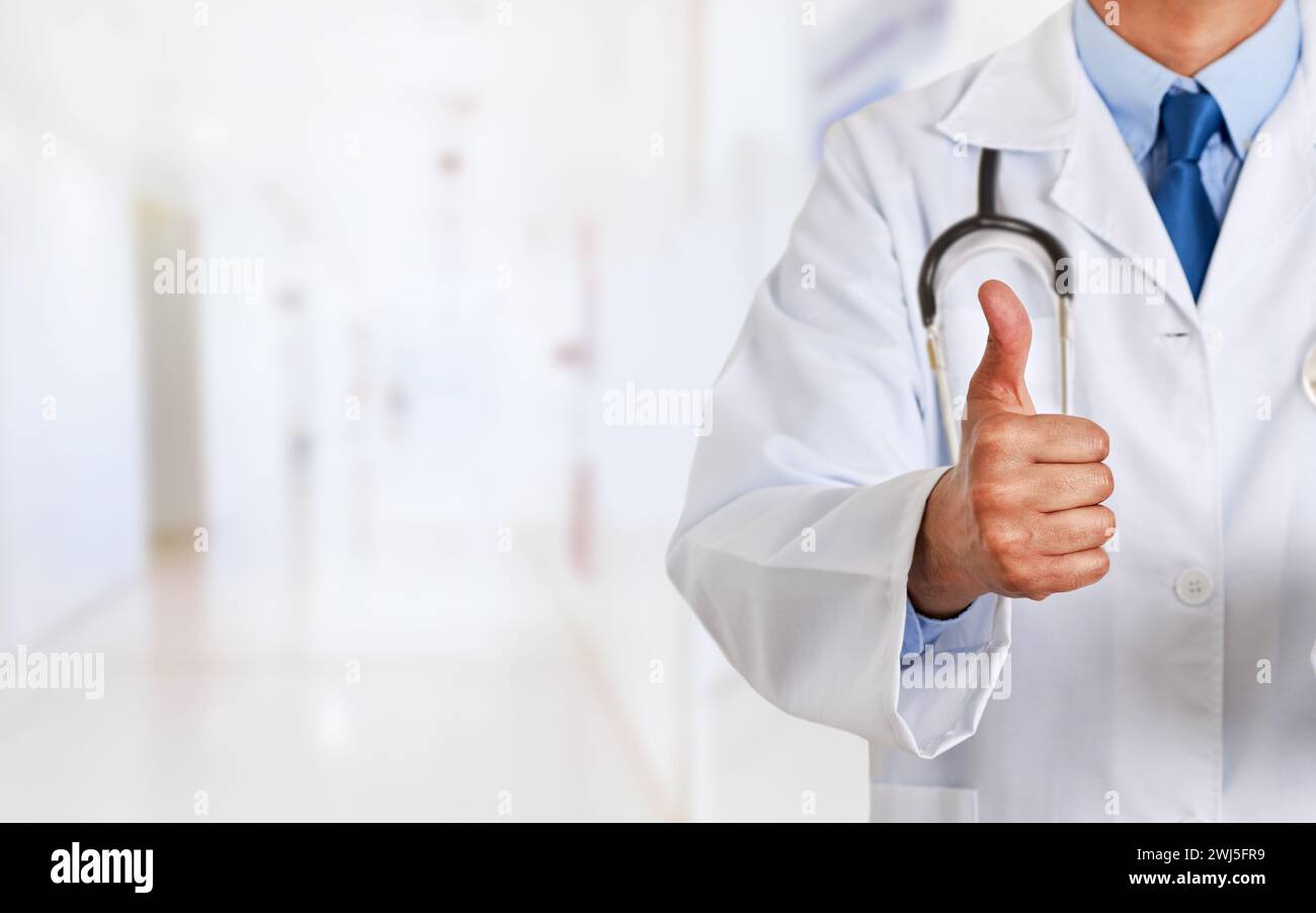 Male medic okay sign hi-res stock photography and images - Alamy