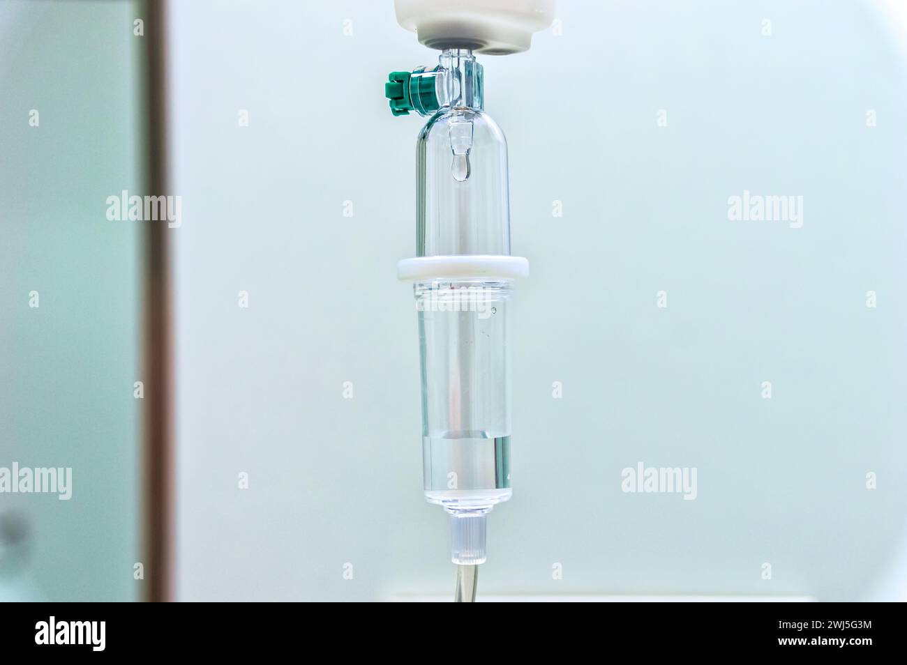 Closeup shot of medicine in an iv drip at a hospital Stock Photo - Alamy