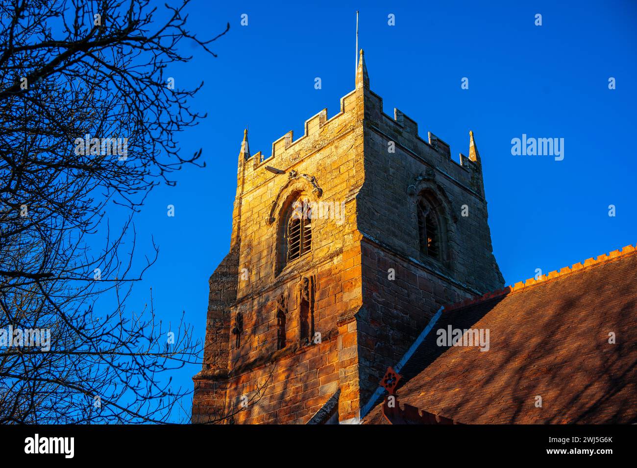 beoley church worcestershire england uk Stock Photo - Alamy