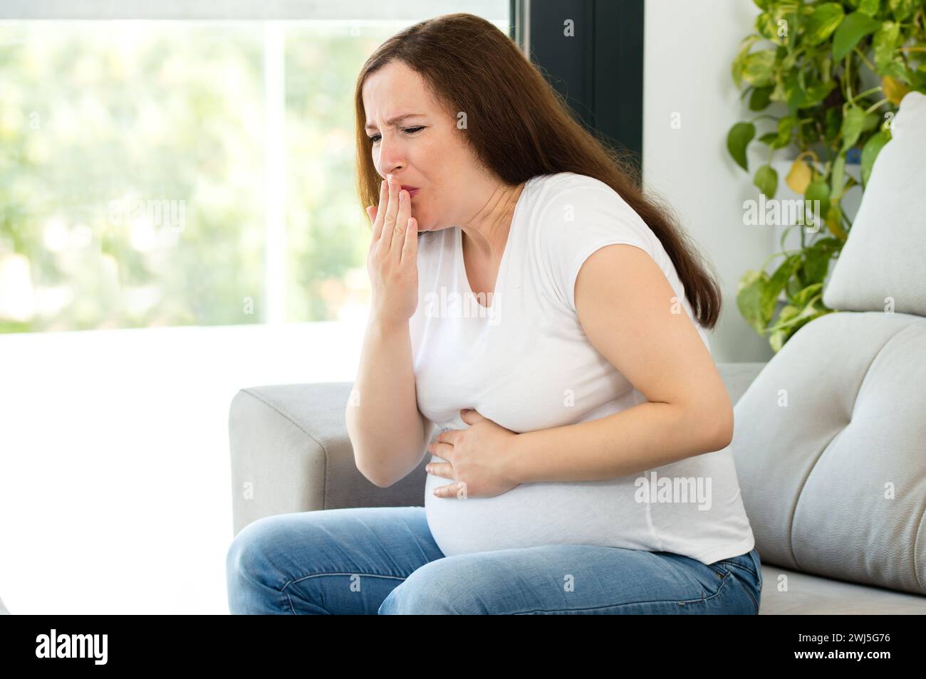 Adult nausea couch hi-res stock photography and images - Alamy