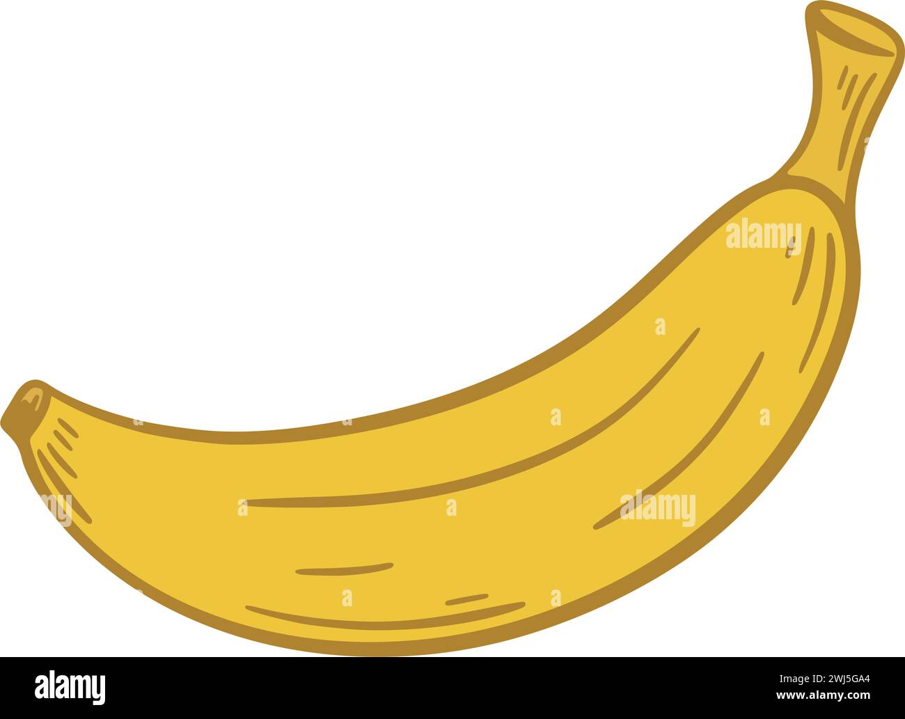 Mature banana Stock Vector Images - Alamy