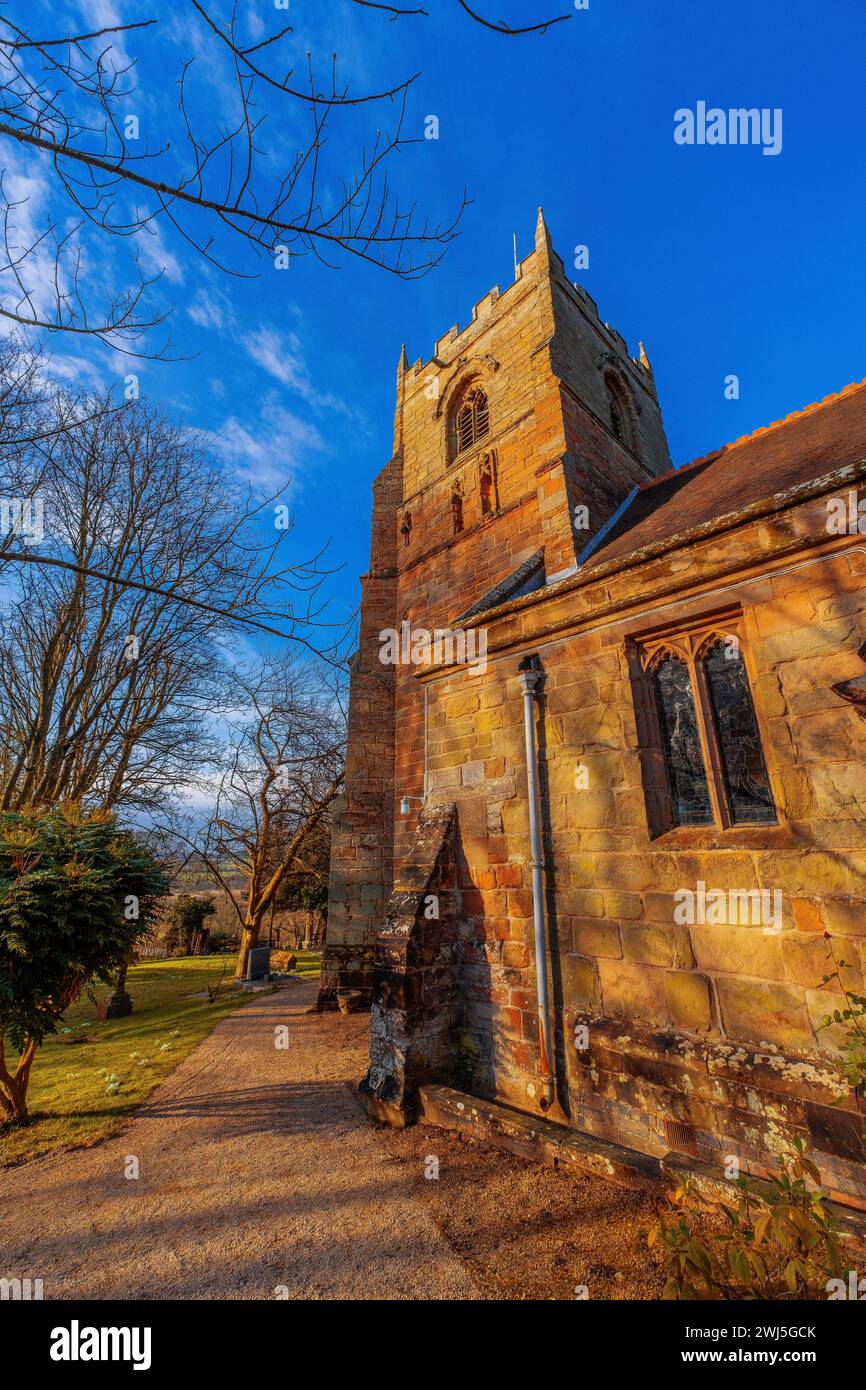beoley church worcestershire england uk Stock Photo - Alamy