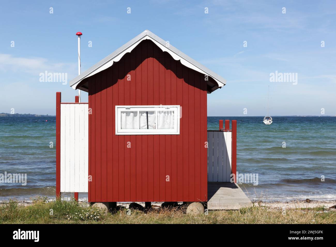 Denmark aero island aeroskobing beach hi-res stock photography and ...