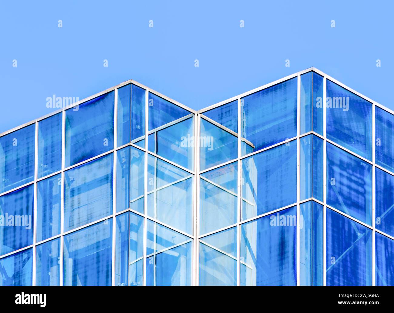 Empty windows of an office building without people Stock Photo - Alamy