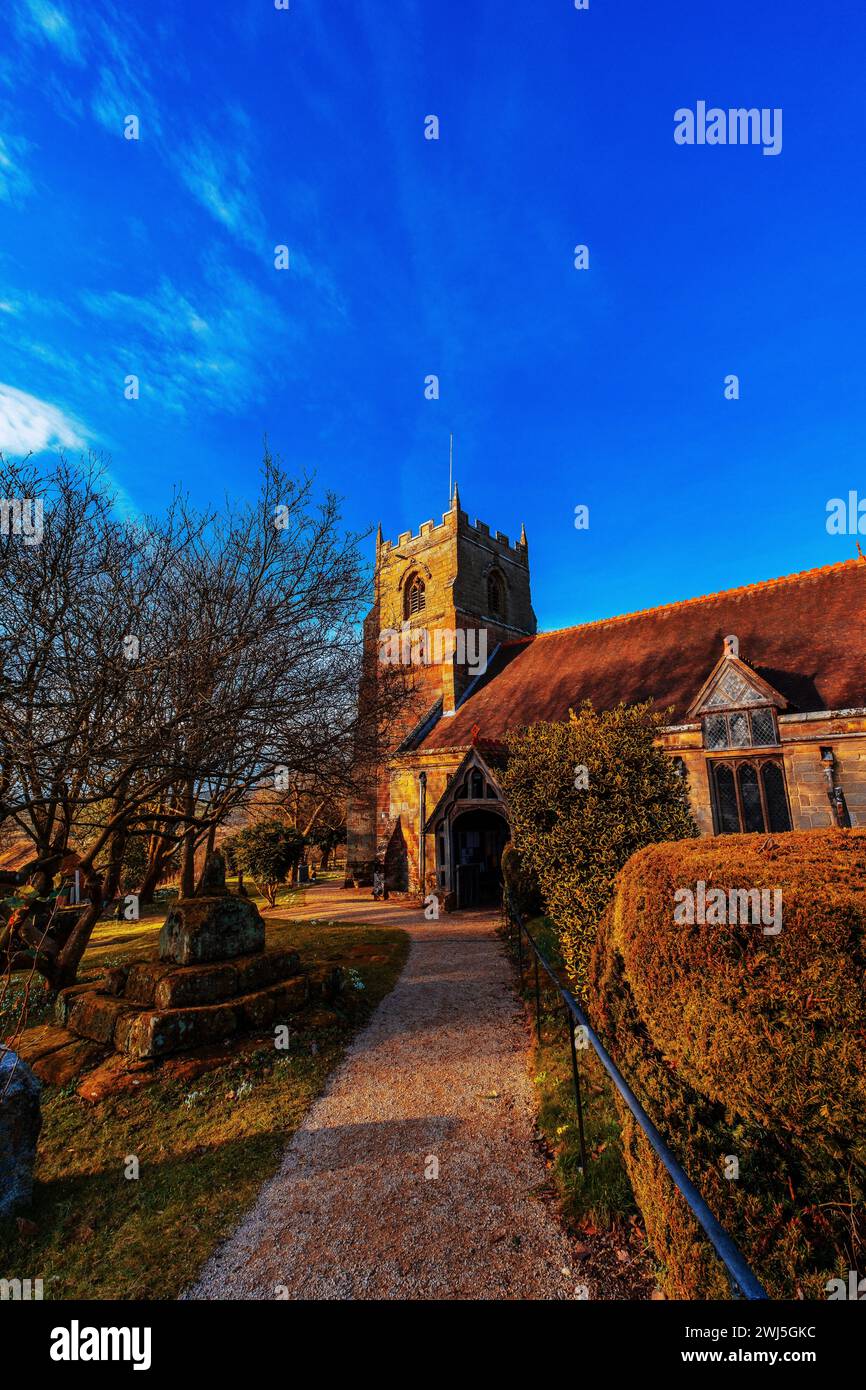 beoley church worcestershire england uk Stock Photo - Alamy
