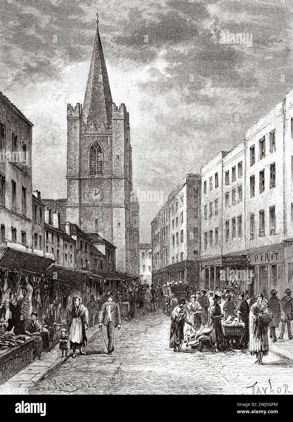 Patrick Street. Medieval area, Dublin, Republic of Ireland. Europe ...