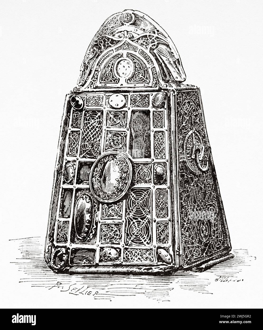 The Bell of Saint Patrick Shrine, Dublin, Republic of Ireland. Europe ...