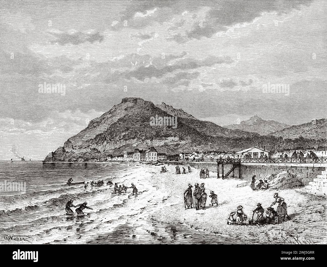 Bray Promenade & Bray Head, Country Wicklow, Republic of Ireland ...