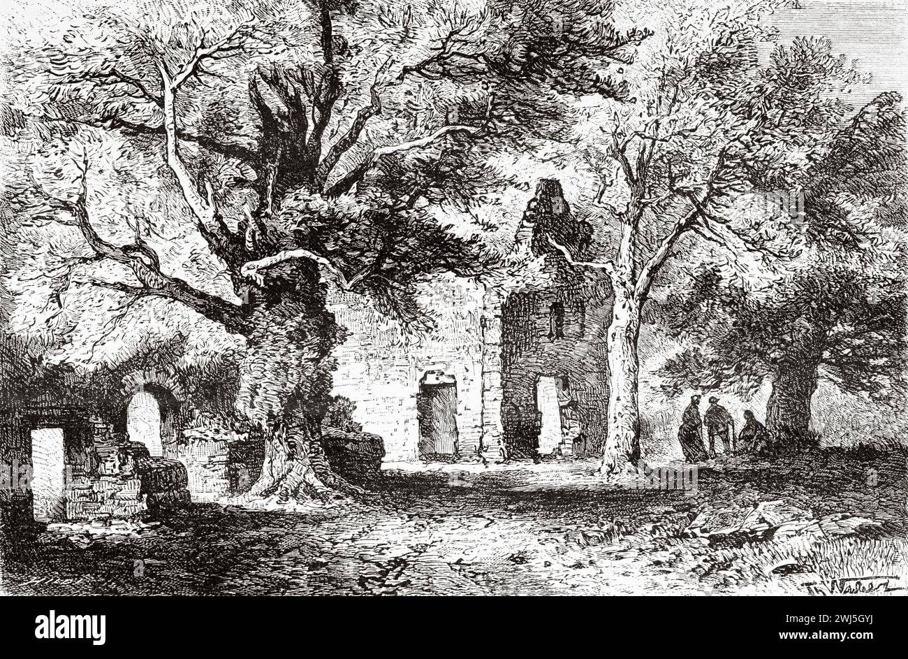 Innisfallen monastery ruin hi-res stock photography and images - Alamy