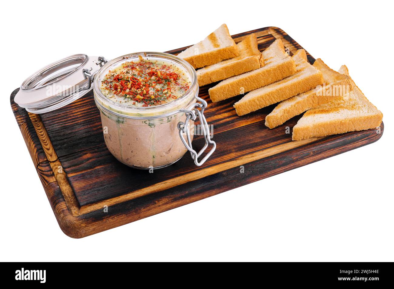 Liver spread cut Cut Out Stock Images & Pictures - Alamy