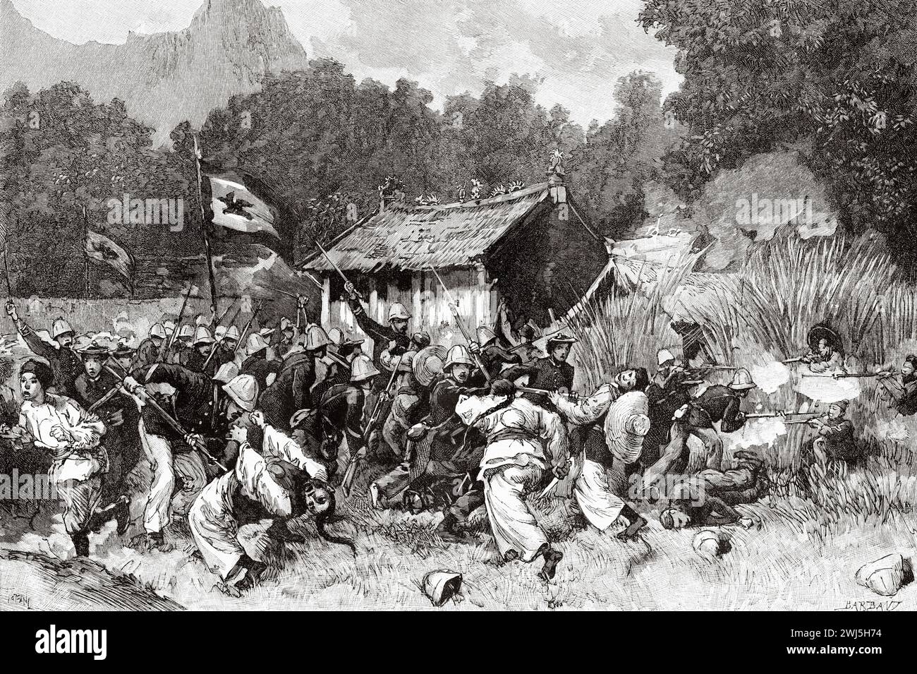 The Kép campaign (1884 - 1885) was an important campaign in Tonkin ...