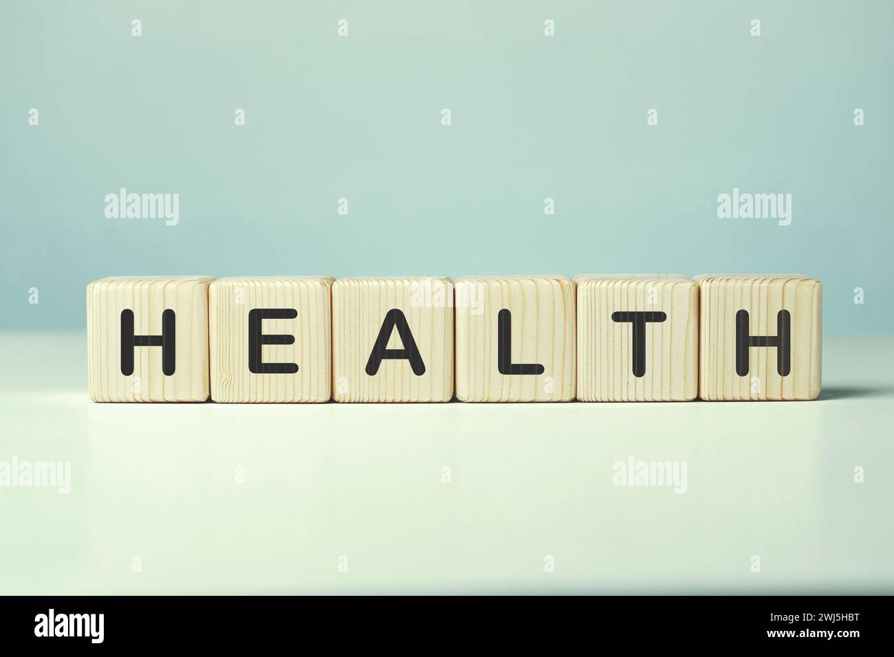Health in block letters hi-res stock photography and images - Alamy