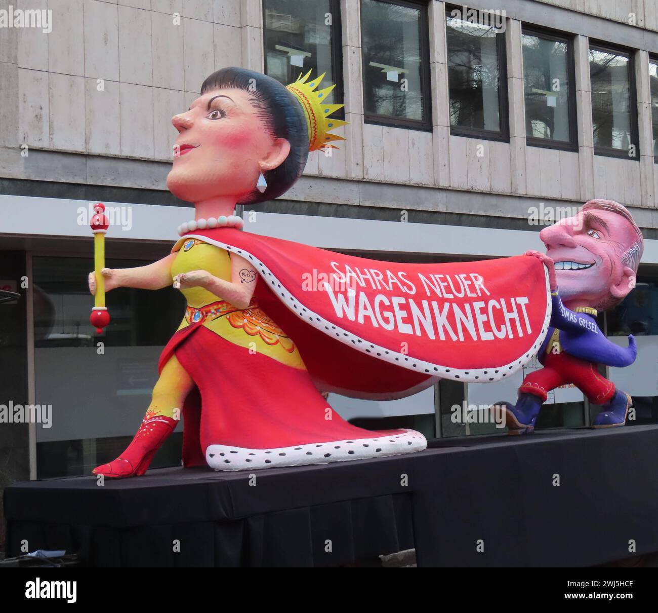 Den hat die Srah am Rockzipfel Duesseldorf Karneval 2024 Wagenknecht ...