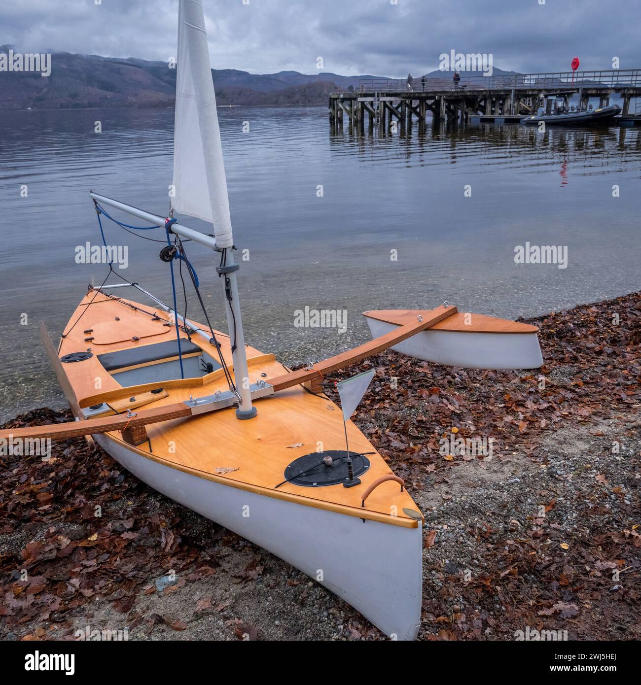 Sailing at Loch Lomond, Scotland Stock Photo - Alamy