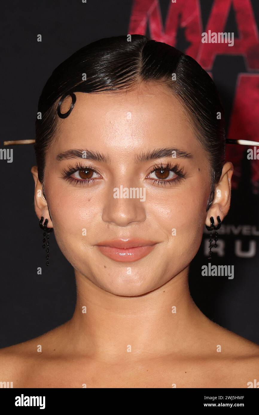 Isabela Merced 02/12/2024 The World Premiere of “Madame Web” held at ...