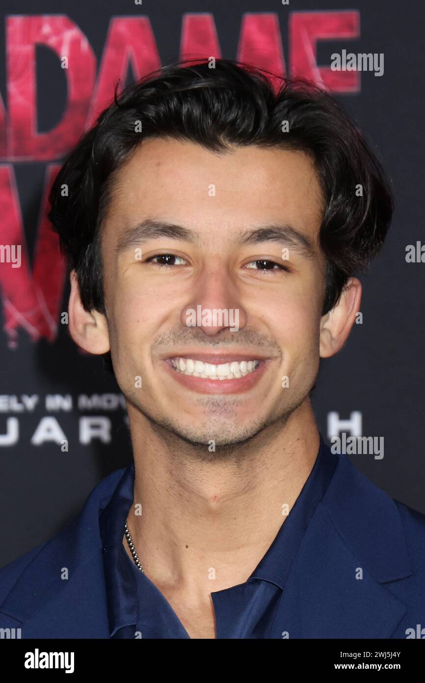 Matt Ramos 02/12/2024 The World Premiere of “Madame Web” held at the Regency Village Theatre in ...