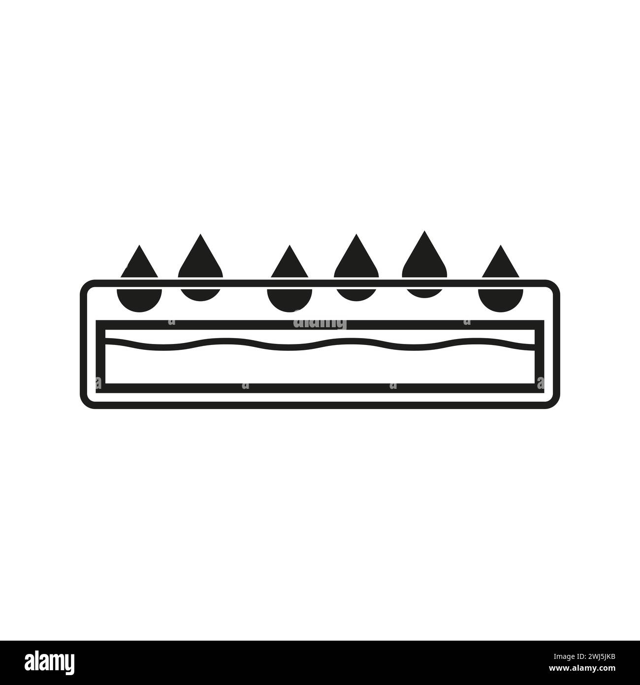 Water purification system process Stock Vector Images - Alamy