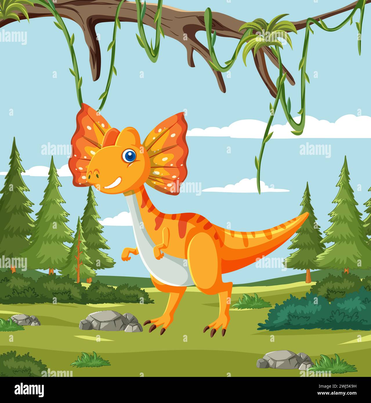 Dinosaur among leaves hi-res stock photography and images - Alamy