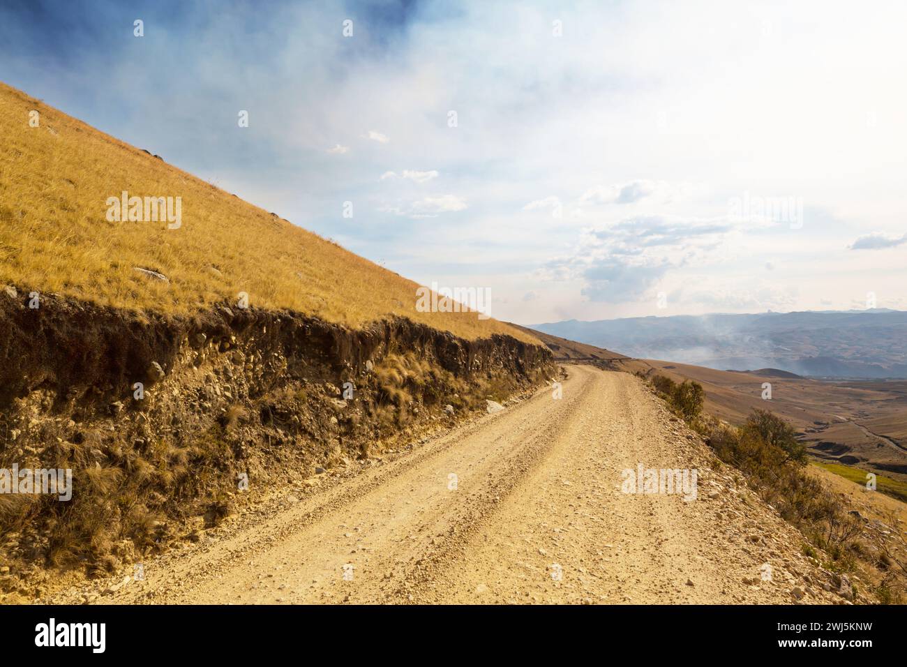 Road in Peru Stock Photo - Alamy