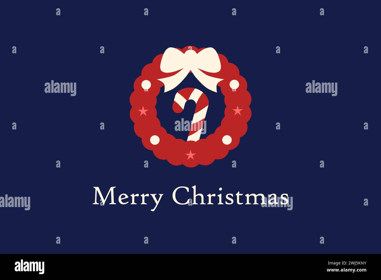 Merry Christmas simple background with Christmas flowers. Christmas ...