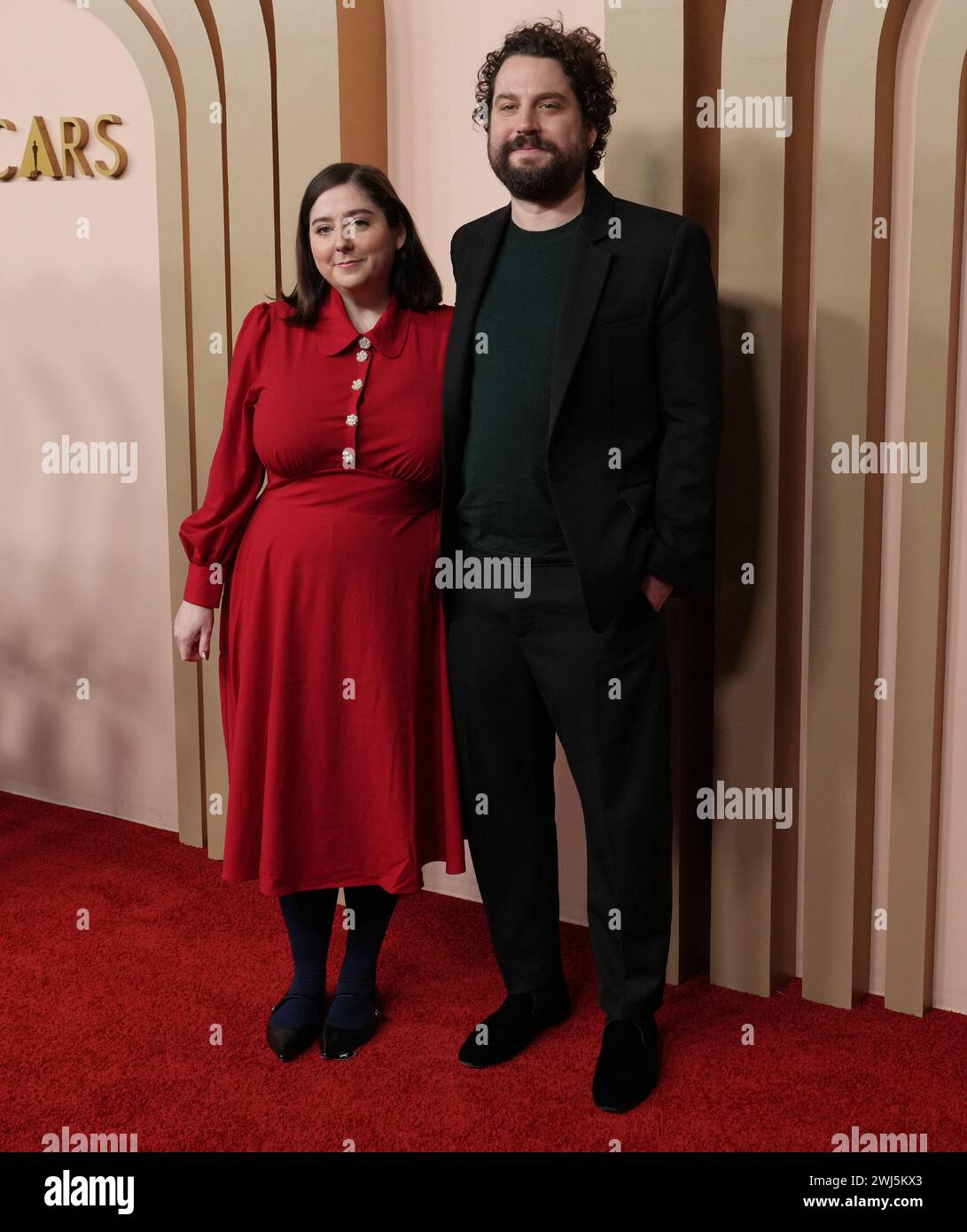 Los Angeles, USA. 12th Feb, 2024. (L-R) Samy Burch and Alex Mechanik at ...