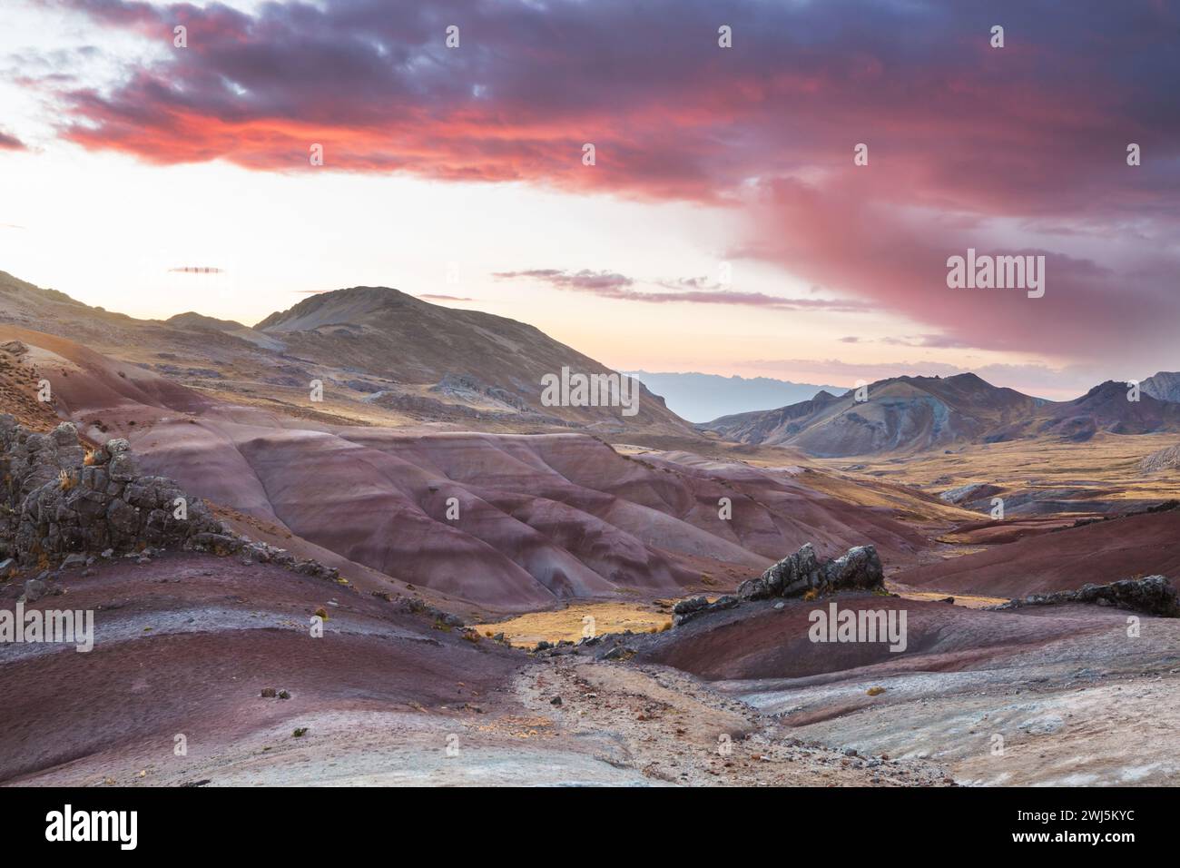 Sunset in andes hi-res stock photography and images - Alamy