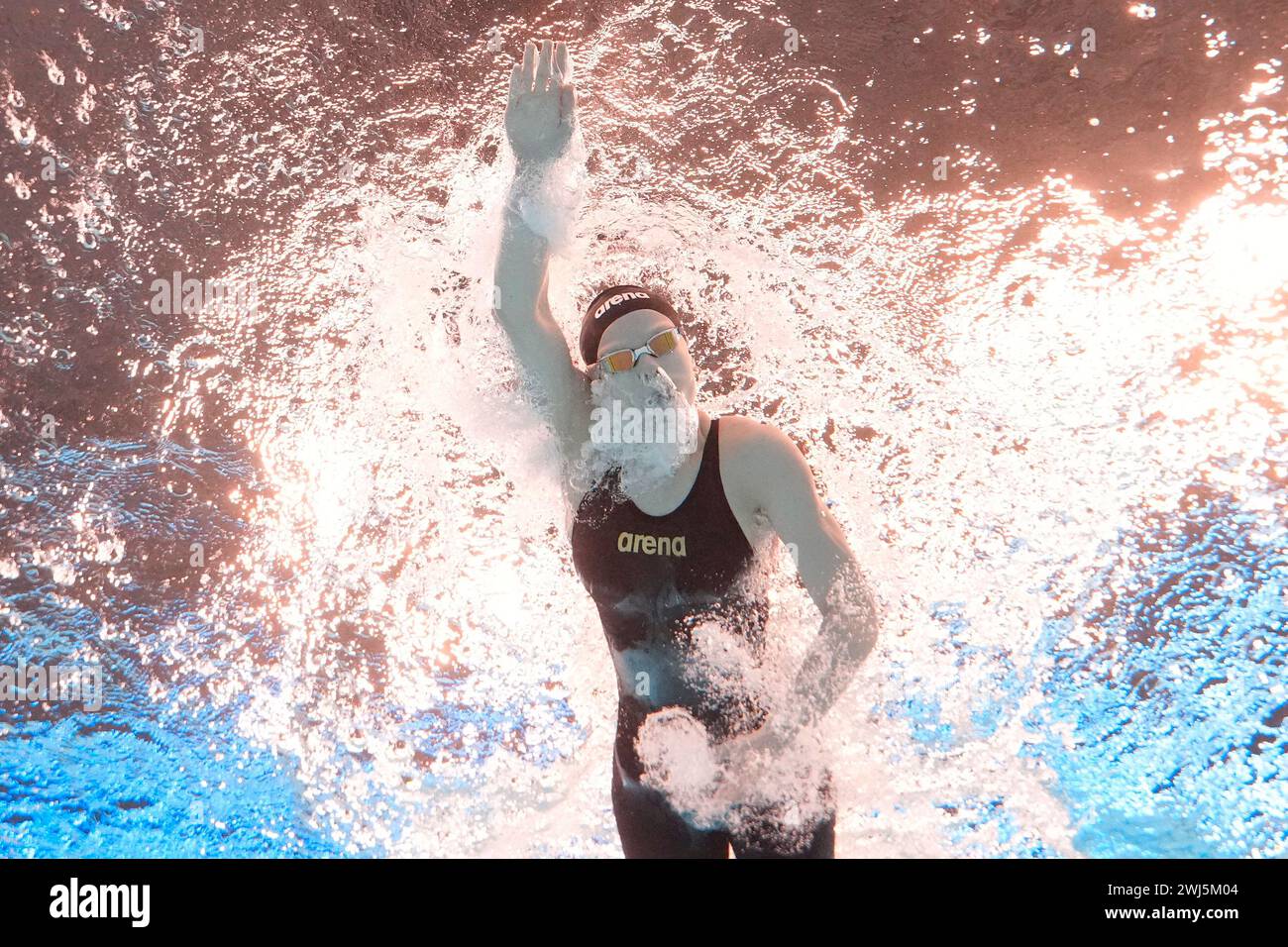 Sylvia Statkevicius of Lithuania competes in the women's 200-meter ...