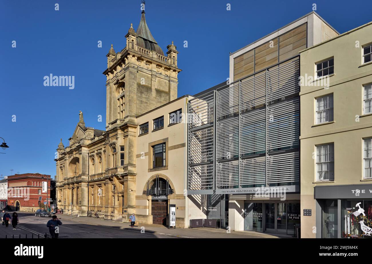 Cheltenham architecture. Public Library and The Wilson art gallery and ...