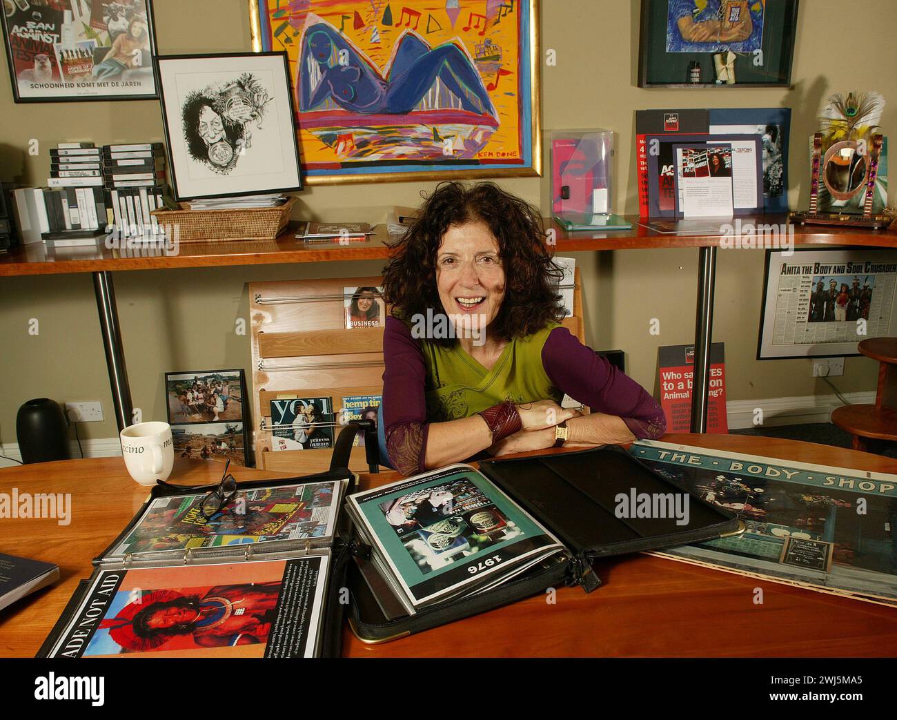 Anita Roddick of The Body Shop Stock Photo - Alamy