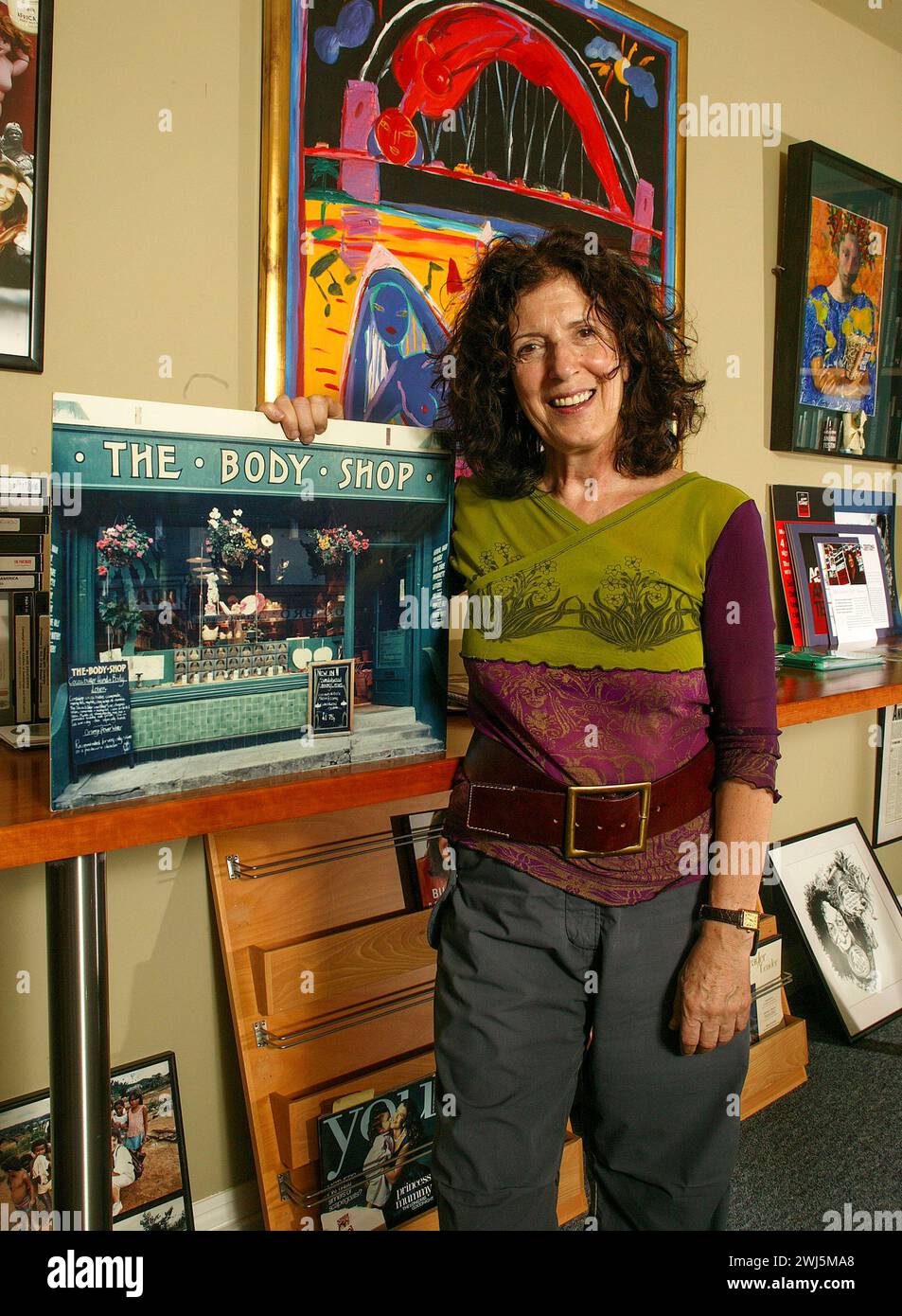 Anita Roddick of The Body Shop Stock Photo - Alamy