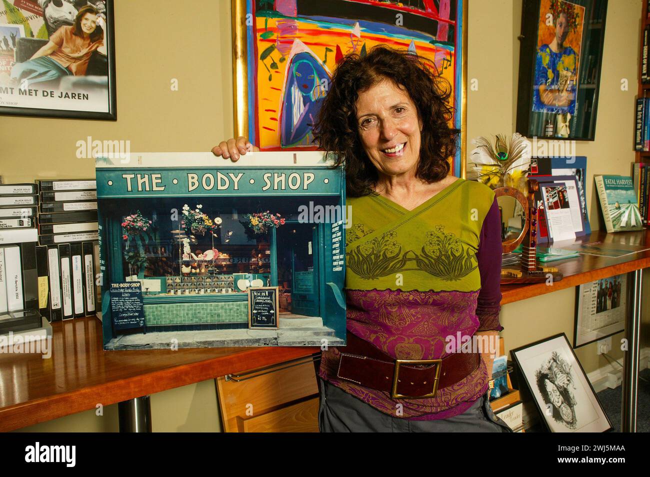 Anita Roddick of The Body Shop Stock Photo - Alamy