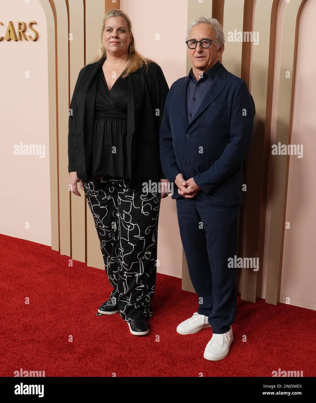 Los Angeles, USA. 12th Feb, 2024. (L-R) Amy Durning and Fred Berner at ...