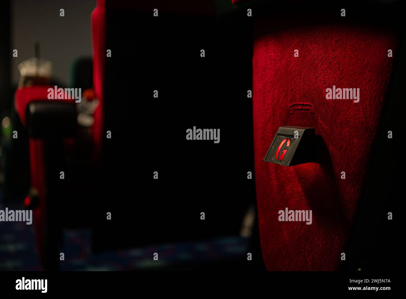 G is a symbol indicating rows of seats in the cinema for those who can ...