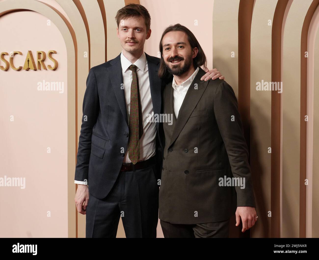 Los Angeles, USA. 12th Feb, 2024. (L-R) Samuel Caron and Vincent René ...