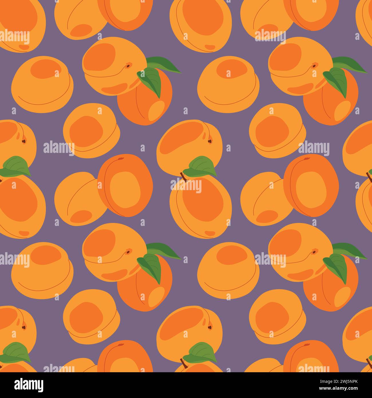 Apricots art Stock Vector Images - Alamy