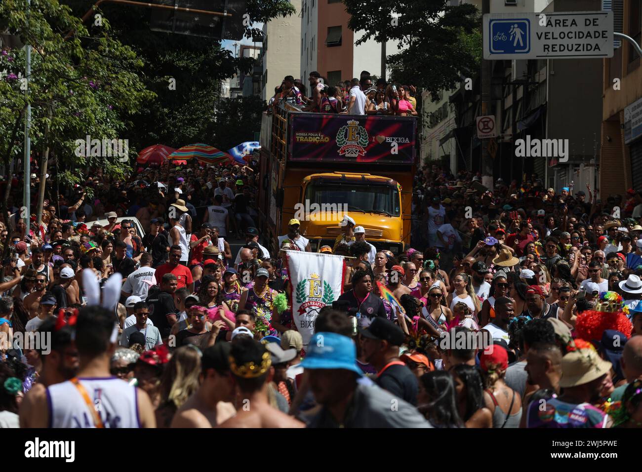 Carnival goers dancing hi-res stock photography and images - Alamy