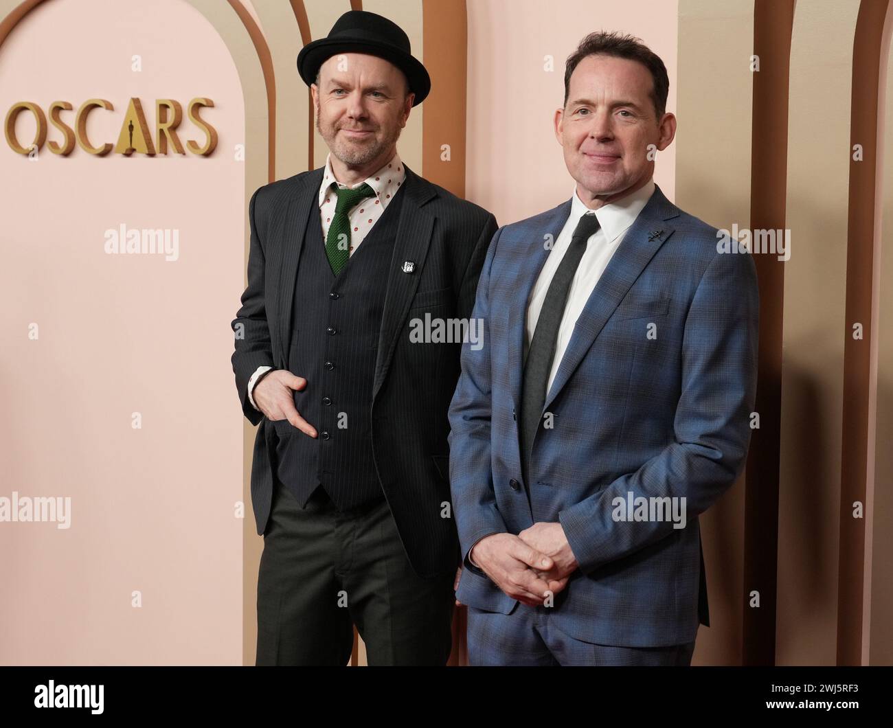Los Angeles, USA. 12th Feb, 2024. (L-R) Tarn Willers and Johnnie Burn ...