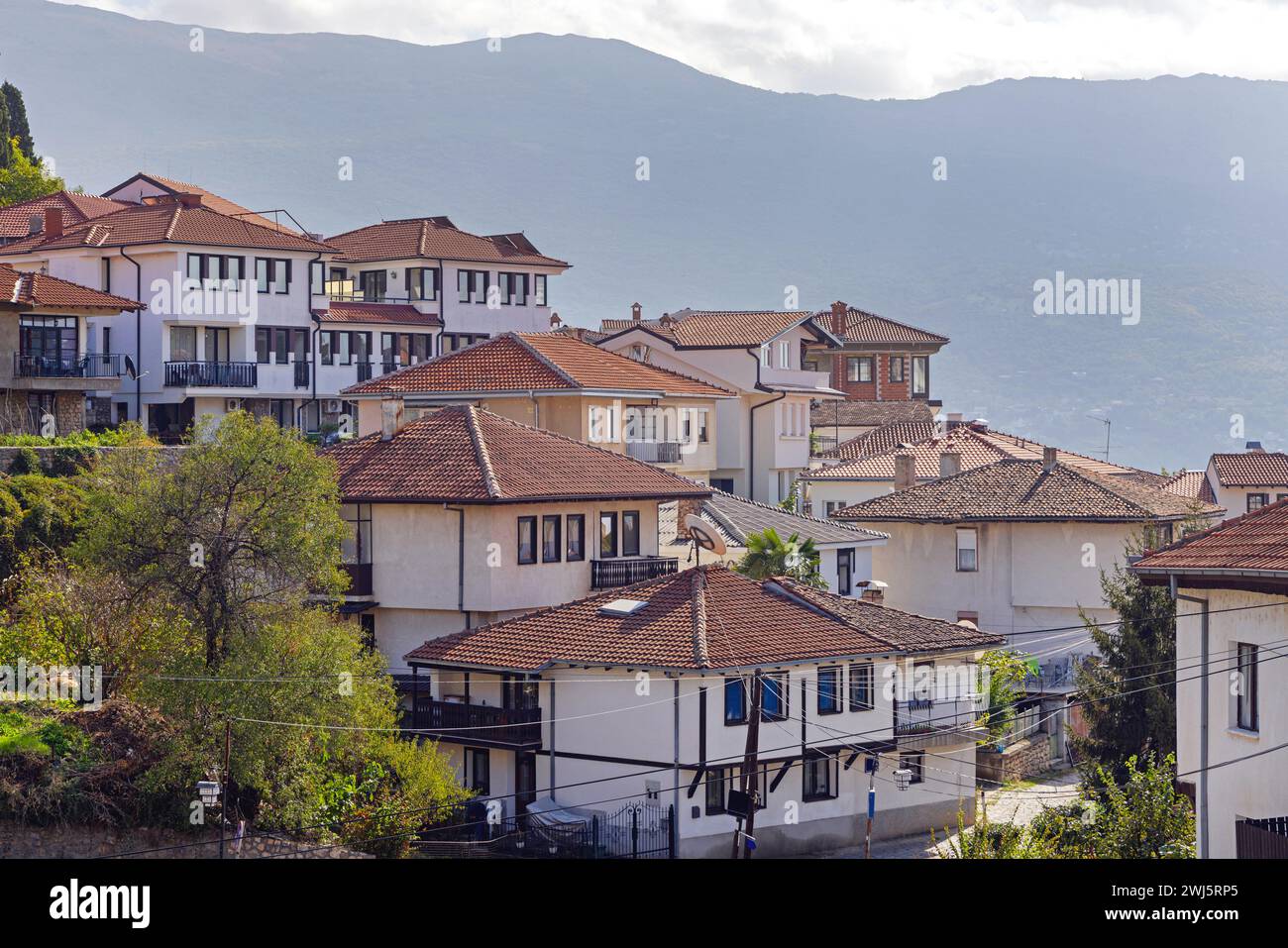 Old ohrid houses hi-res stock photography and images - Alamy