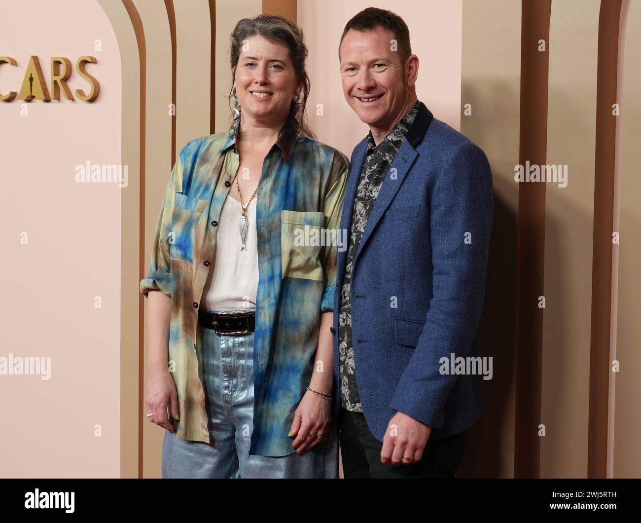 Los Angeles, USA. 12th Feb, 2024. (L-R) Shona Heath and James Price at ...