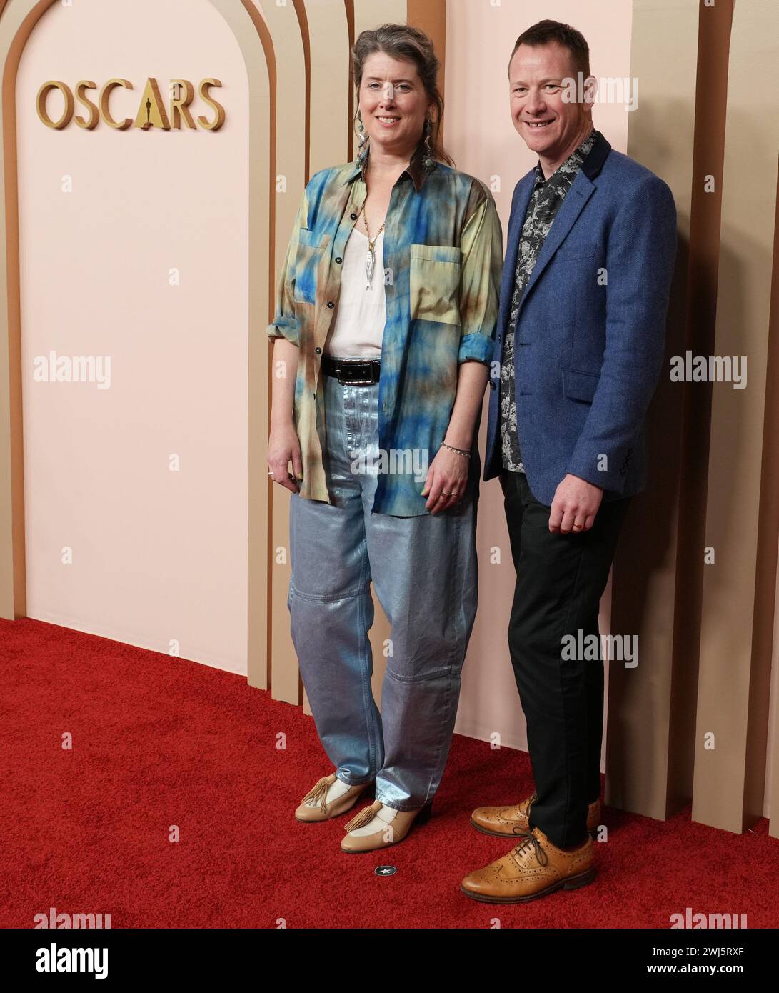 Los Angeles, USA. 12th Feb, 2024. (L-R) Shona Heath and James Price at ...