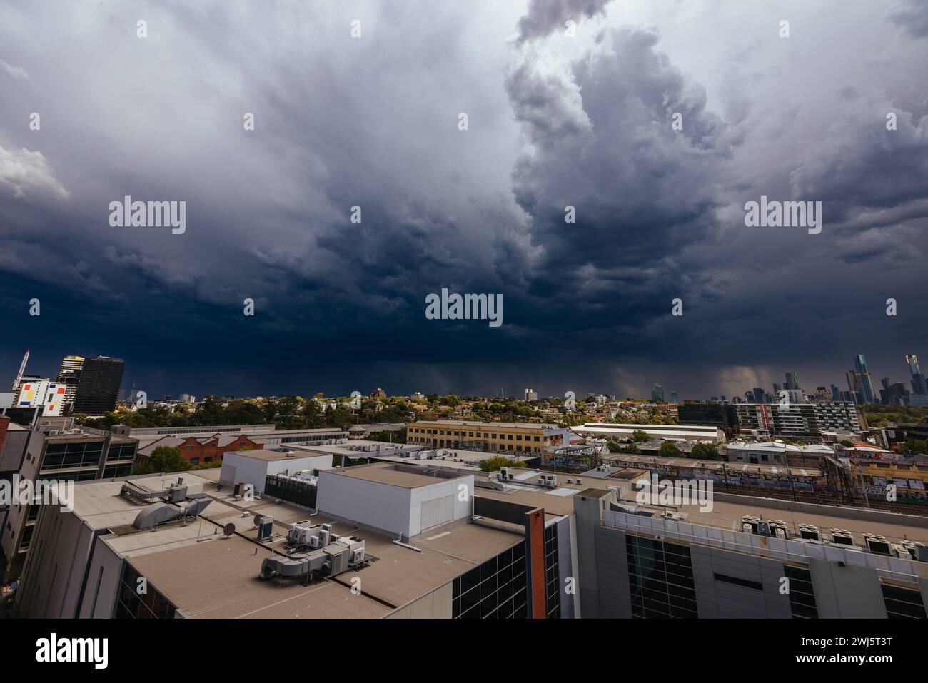 Melbourne Summer Storms in Australia Stock Photo - Alamy