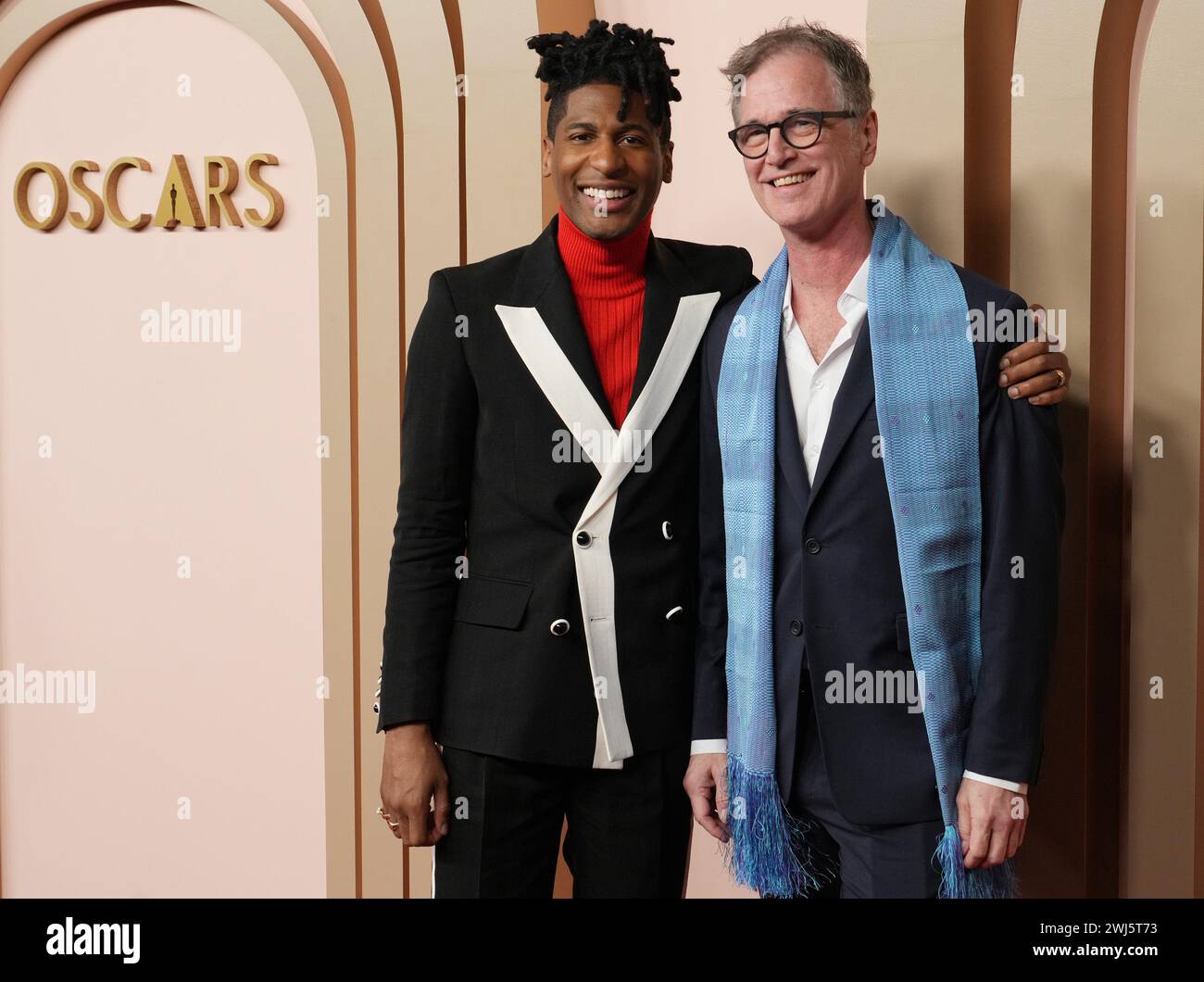 Los Angeles, USA. 12th Feb, 2024. Jon Batiste and Dan Wilson at the ...