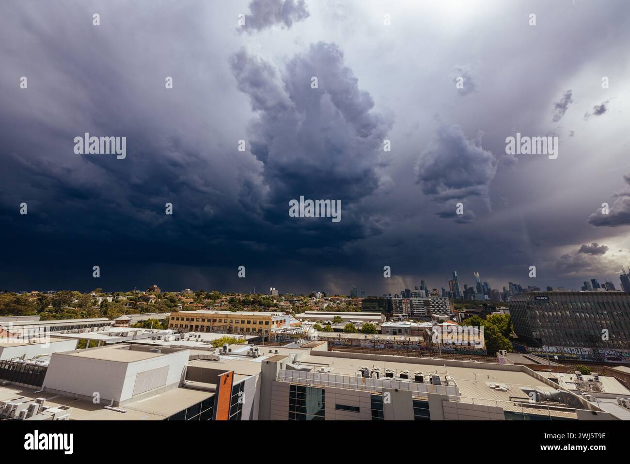 Melbourne Summer Storms in Australia Stock Photo - Alamy