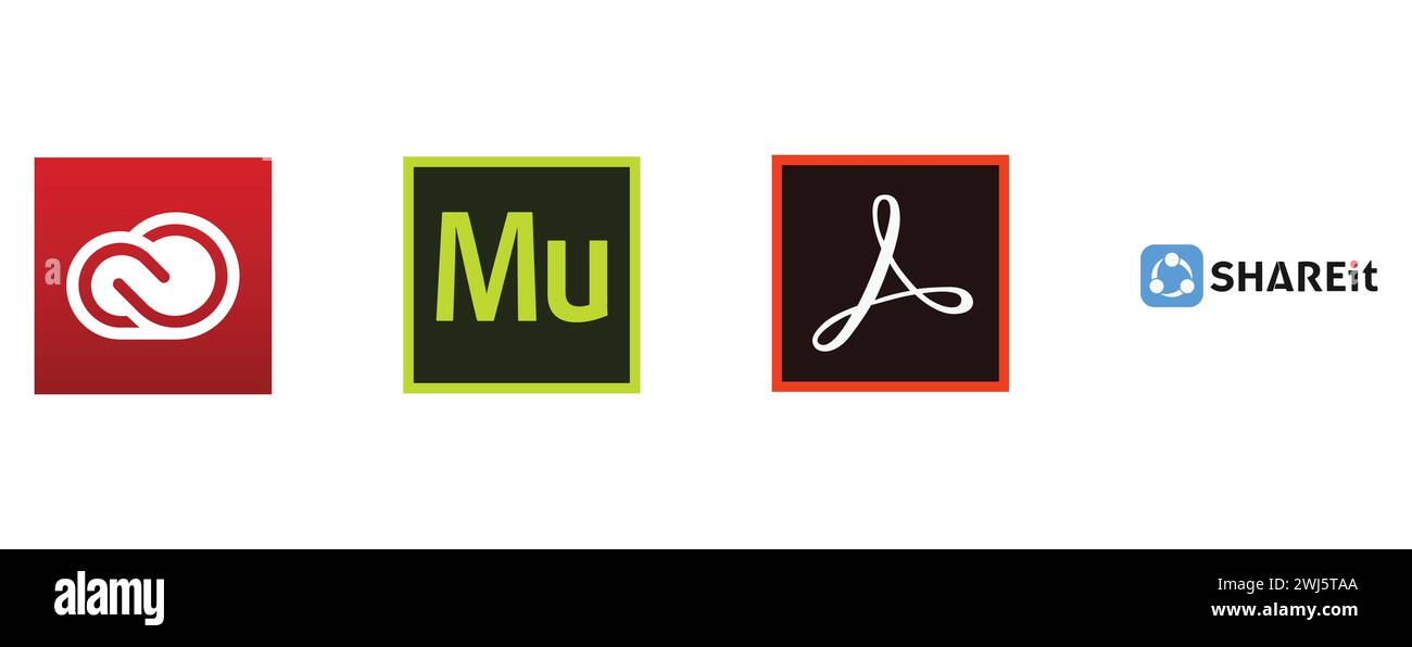 ADOBE MUSE CC, ADOBE CREATIVE CLOUD, ADOBE ACROBAT PRO DC, SHAREIT ...