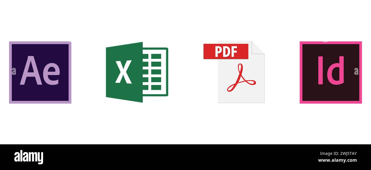 Microsoft excel excel logo Stock Vector Images - Alamy